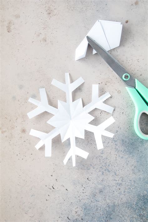 Snowflake Folding Template