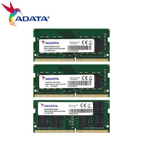 ADATA MHz GB RAM Memory SO DIMM DDR MHz Laptop Memory GB Ram GB Notebook RAM GB