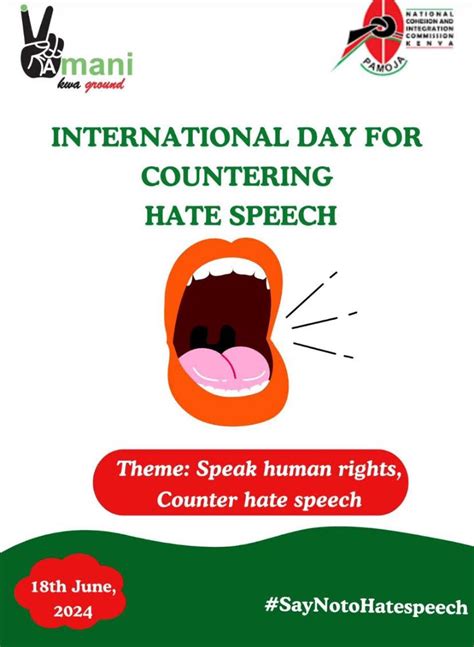 Wambui Mbugua On Linkedin Counteringhatespeech Togetherwecan Ncic Stophatespeech