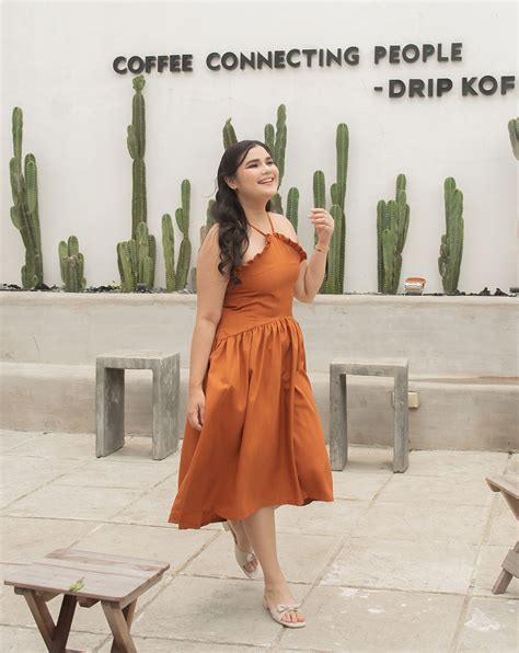 Aubrey Rust Dress Hey Candy