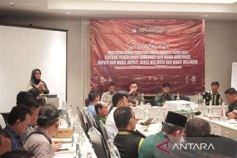 KPU Sosialisasikan Aturan Batas Usia Calon Kepala Daerah Di Bogor ANTARA News