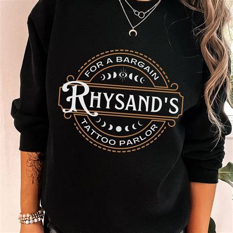 Rhysand Tattoo Parlor Sweatshirt A Court Of Thorns And Roses Sweatshirt