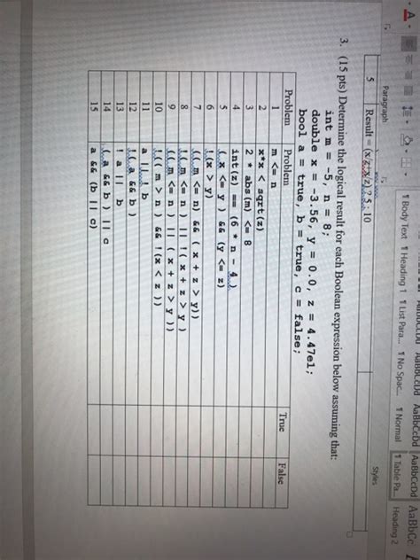 Solved Patibility Mode Word Table Tools Mailings Review Chegg