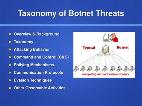 Ppt Defending Taxonomy Of Botnet Threats Powerpoint Presentation
