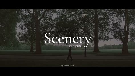 Bts V 풍경 Scenery English Lyric Video Youtube