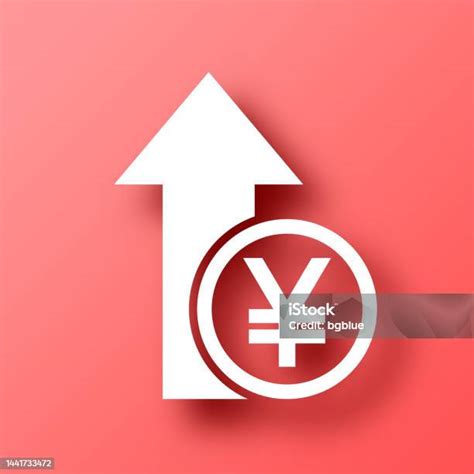 円高赤い背景に影付きのアイコン 3dのベクターアート素材や画像を多数ご用意 3d まぶしい アイコン Istock