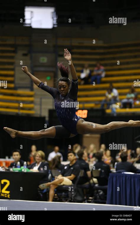 March March UCLA Bruins Gymnast Olivia Courtney Performs On Floor Exercise