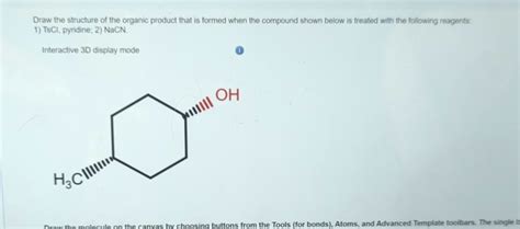 Answered Draw The Structure Of The Organic… Bartleby
