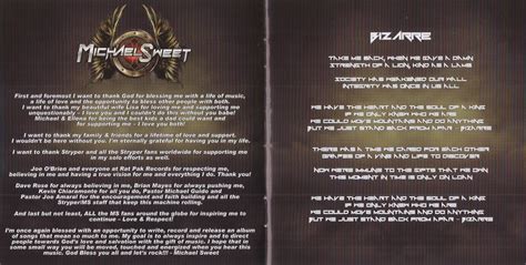 Cries From The Quiet World Michael Sweet One Sided War