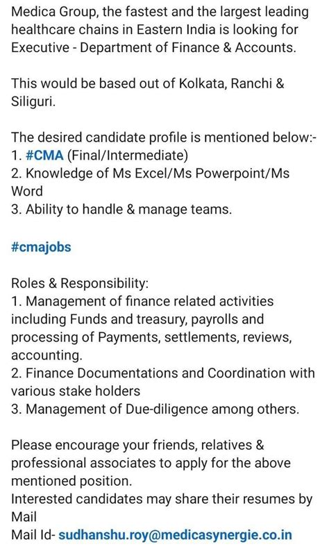 Garlapati Mahendra Dileep Kumar On Linkedin Cma