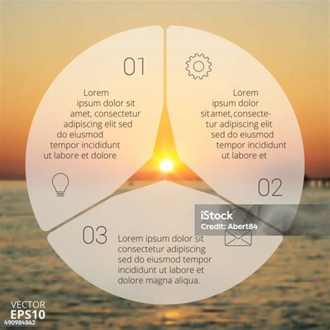 Circle Line 인포그래픽 3에 대한 스톡 벡터 아트 및 기타 이미지 3 건설 프레임 부분의 Istock