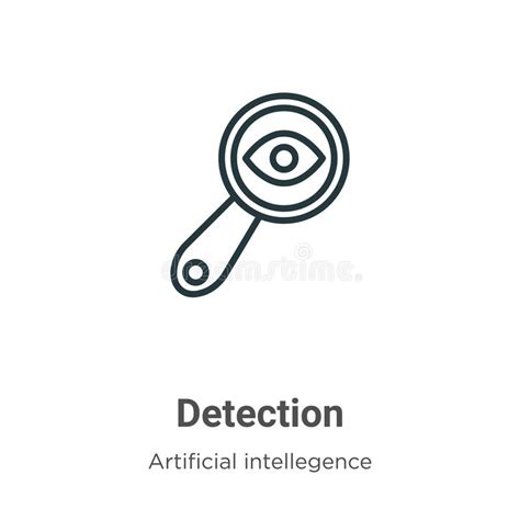 Detection Inspection Of Regularities Research Icon Line Vector Symbol For Ui And Ux