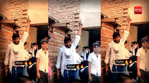 Minor Doing Celebratory Firing In Banda Arrested Viral Videos