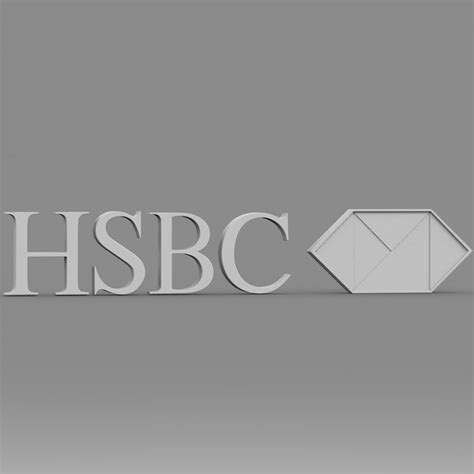 hsbc logo 3D Models in Other 3DExport