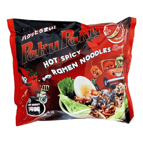 Supa Instant Paku Paku Ramen Noodle Hot Spicy Speedy Spicy 140g Emagro