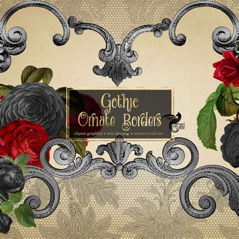 Ornate Borders Etsy