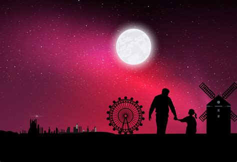 Father And Daugher Wallpaperhd Artist Wallpapers4k Wallpapersimages