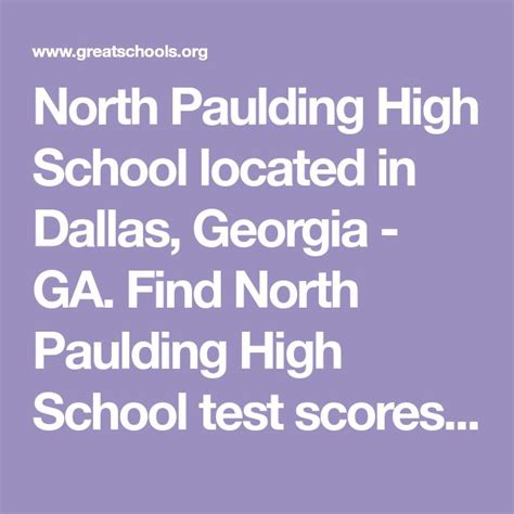 Explore North Paulding High School In Dallas Ga