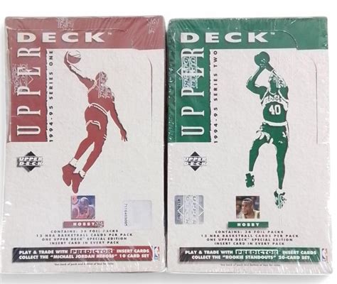 Lot 2 Upper Deck 1994 95 Nba Series Trading Cards