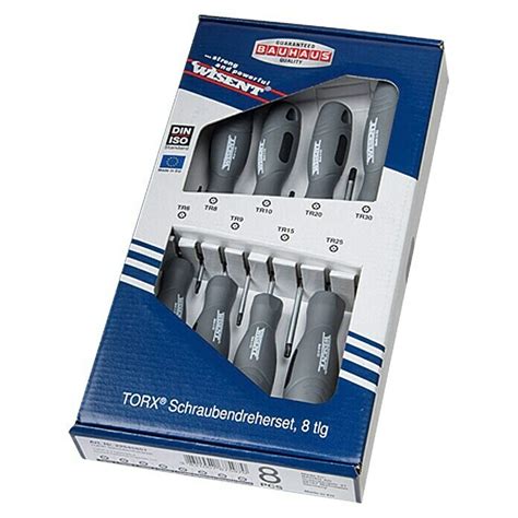 Wisent Schraubendreher Set Geeignet Für Tx Mit Sicherungsstift 8