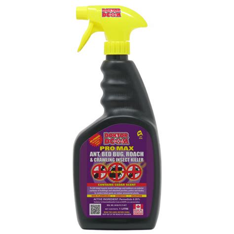 Doktor Doom Pro Max Ant Bed Bug Roach And Crawling Insect Killer Plus