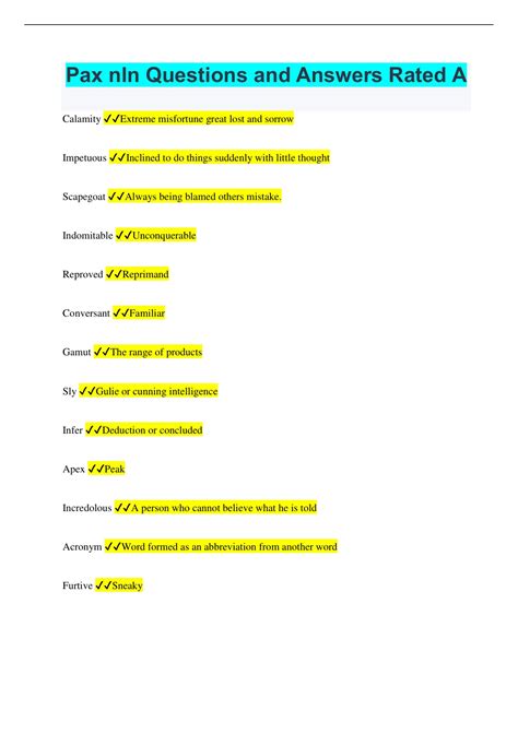 Nln Pax Math Bundled Exams Questions And Answers With Complete Solutions Stuvia Us