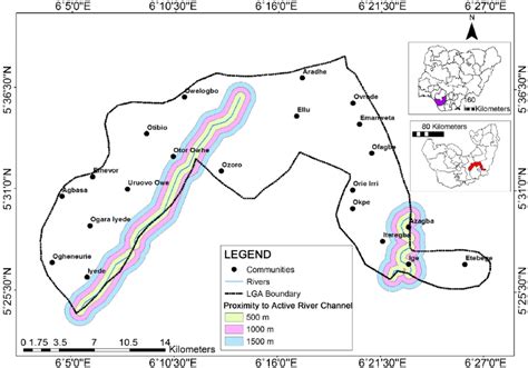 Drainage Vulnerability Map Through Buffering Analysis In Isoko North