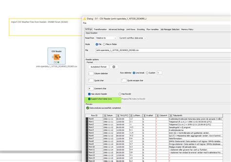 File Reader And Irregular Csv Files Knime Analytics Platform Knime