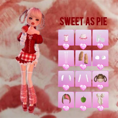 Dress To Impress Not A Vip Sweet As Pie в 2025 г Наряды