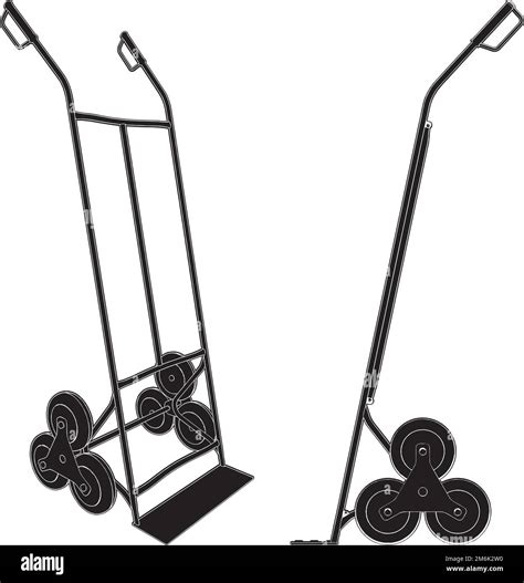 Baggage Trolley Cart Vector Stock Vector Image And Art Alamy