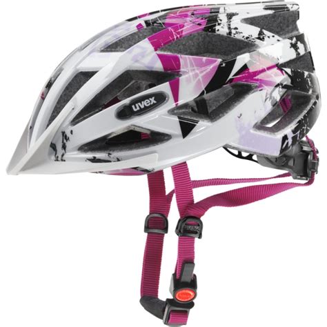Kask rowerowy Uvex Air Wing biało różowy Rowertour