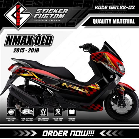 Jual Decal Sticker Yamaha Nmax 155 Old Fullbody 2015 2019 Dekal Stiker