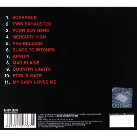 Ian Gillan Band Scarabus Remastered Digipack CD EMAG Bg