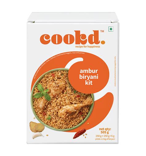 Buy Cookd Cookd Ambur Biryani Kit 505 G Online At Rs 299 Instant