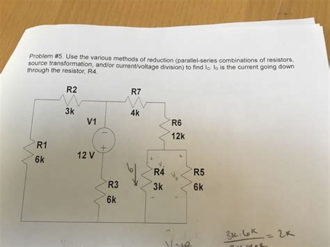 Solved Use The Various Methods Of Reduction Parallel Series Chegg