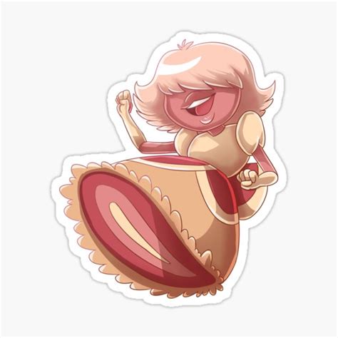 Padparadscha Sapphire Chibi Sticker For Sale By Draikinator Redbubble