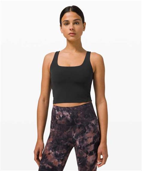 Lululemon Nulu Fold Tight Crop Yoga Tank Top Lulu Fanatics