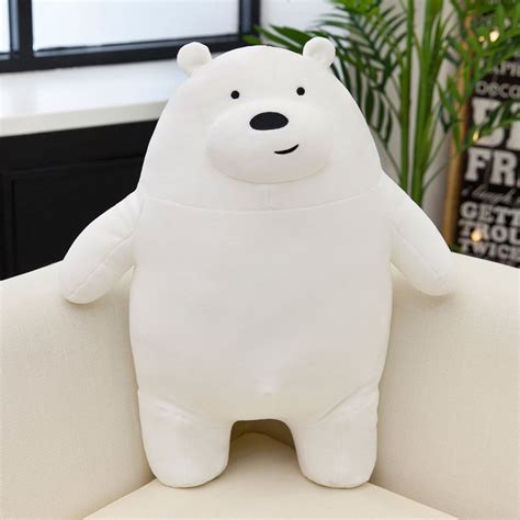 We Bare Bears Ice Bear Plush Toys Size 118236 High Quality Custom