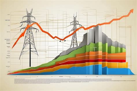 Premium Photo Energy Crisis Rising Graph Data Chart Representing