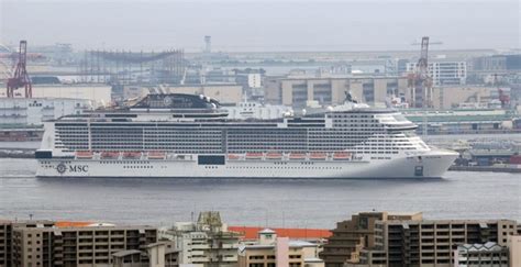神戸新聞 on Twitter 動画付き過去最大級の豪華クルーズ客船MSCベリッシマ神戸港に初入港 5千人以上が乗船可能全長