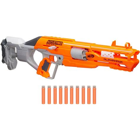Nerf N Strike Elite Accustrike Series Alphahawk With 10 Nerf Darts
