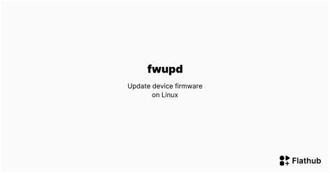 Menginstal Fwupd Di Linux Flathub