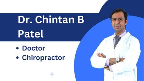 Dr Chintan B Patel Biography Wiki Educational Qualification Net