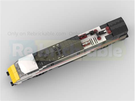 Lego Moc 4 Wide Br Class 91 Electra Electric Locomotive Train In