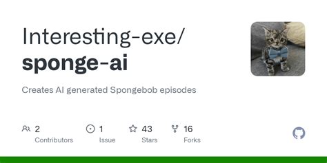 Github Interesting Exe Sponge Ai Creates Ai Generated Spongebob Episodes