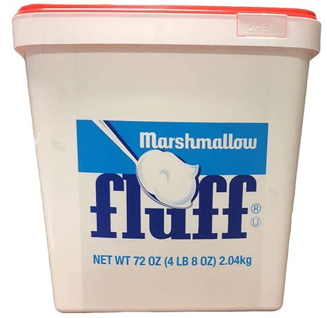 Marshmallow Fluff Original Marshmallow Fluff Large 72 Oz Tub 4 5 LB