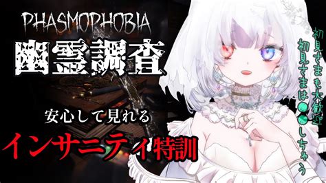 負けない！ソロインサニティ特訓回【 Phasmophobia 】（vtuber凍焚冥子） Youtube