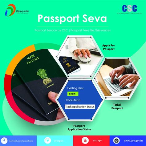 पासपोर्ट सेवा केंद्र Csc Passport Apply Csc Passport Appointment Csc Se New Passport Kaise