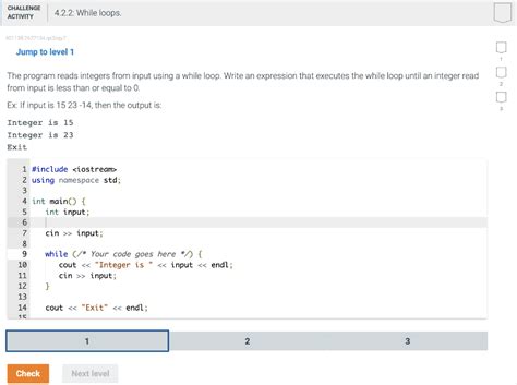 Solved The Program Reads Integers From Input Using A While