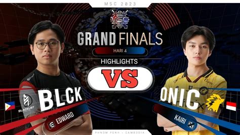 Onic VS Blacklist Grand Final MSC Game 6 Highlights Mobile Legends